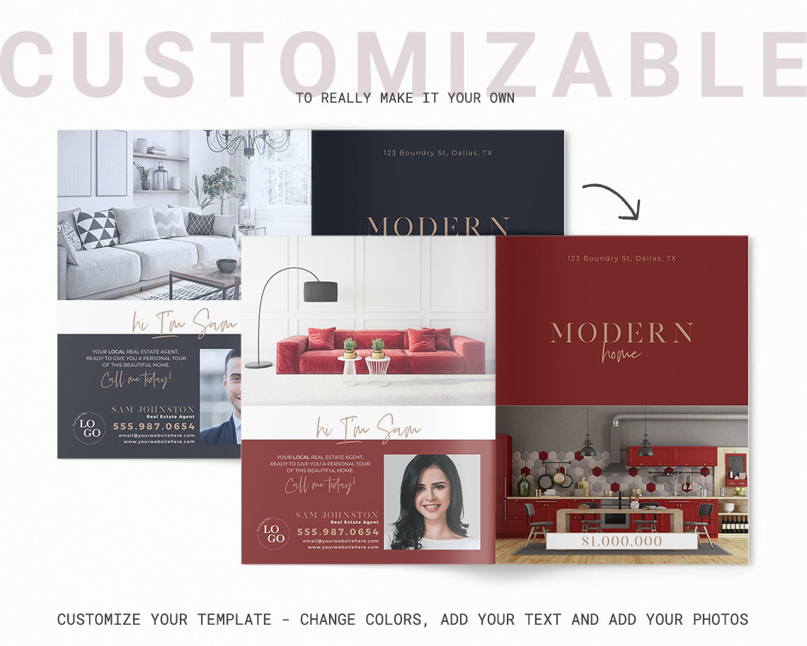 Tabloid Property Feature Sheet Template | Blossoming Real Estate