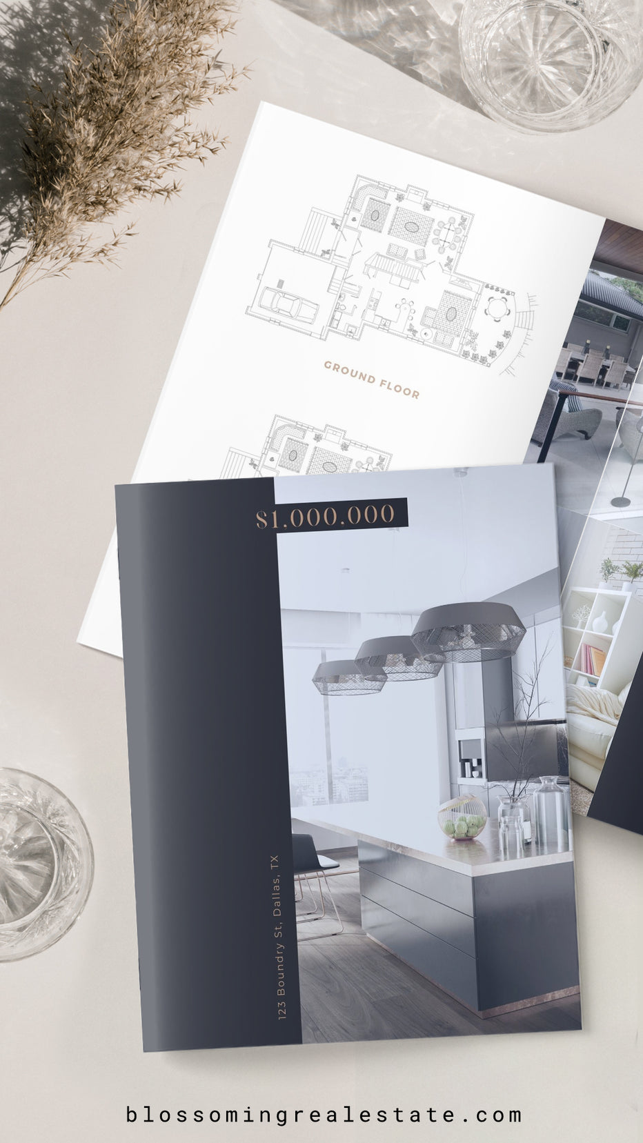 Tabloid Property Feature Sheet Template | Blossoming Real Estate