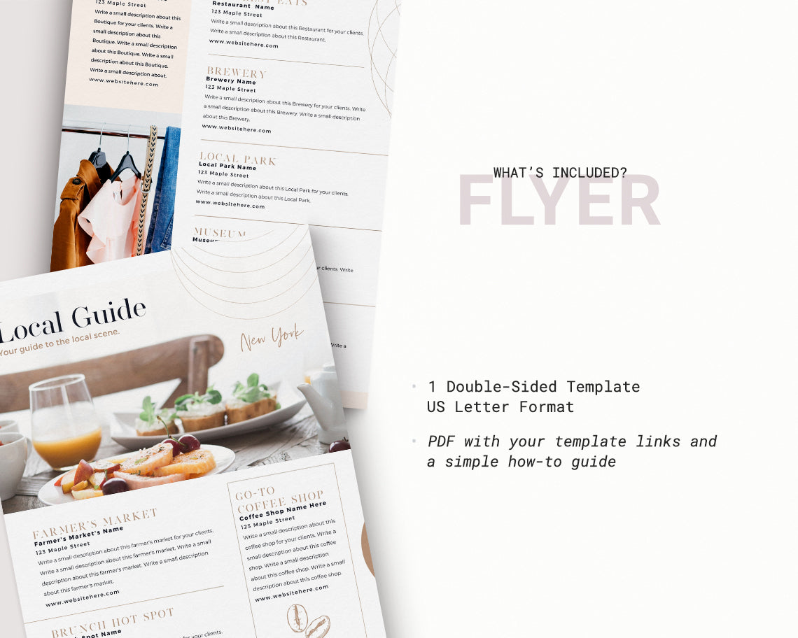 Local Guide Flyer | Blossoming Real Estate