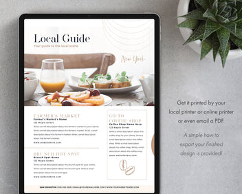 Local Guide Flyer | Blossoming Real Estate