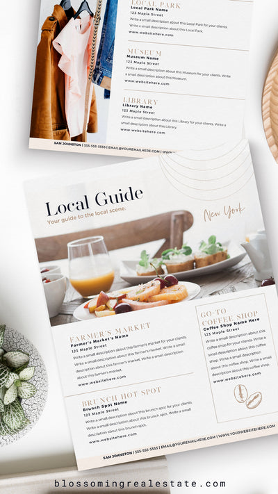 Local Guide Flyer | Blossoming Real Estate