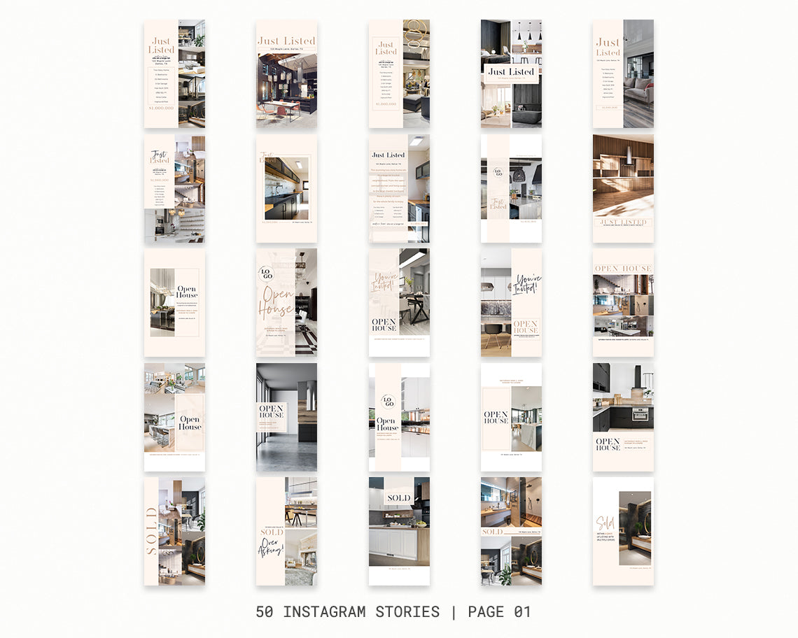 150 Real Estate Listing Update Social Media Posts and Stories ...
