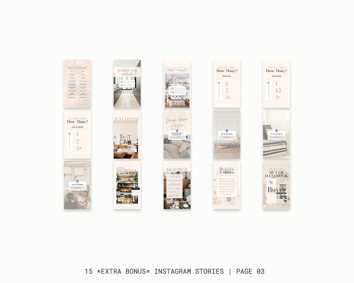 150 Real Estate Listing Update Social Media Posts and Stories ...